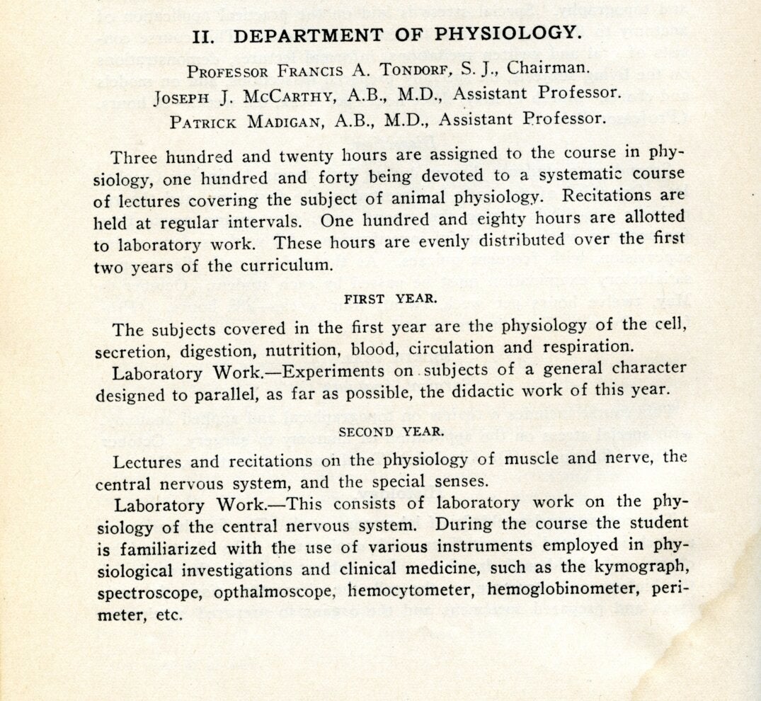 History | Department of Pharmacology & Physiology | Georgetown University